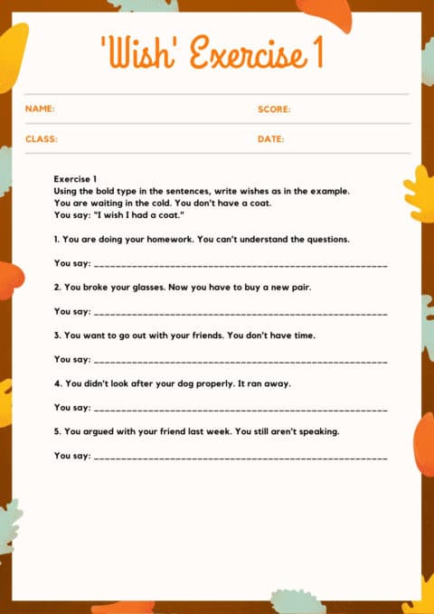 How To Use 'wish'? 'Wish/If Only' Exercises And Video Explanations ...