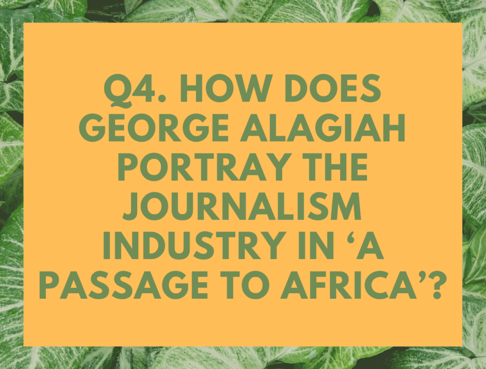 IGCSE A Passage Of Africa By George Alagiah Model Essays Question 04 ...