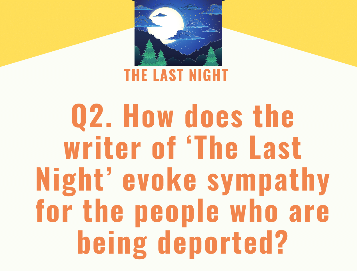 IGCSE The Last Night By Charlotte Gray Model Essays Question 02 ...