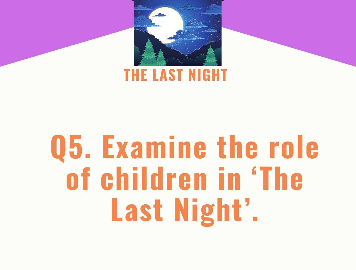 IGCSE The Last Night By Charlotte Gray Model Essays Question 05 ...